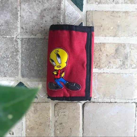 Warner Bros. | Accessories | Red And Black Tweety Bird Looney Tunes ...